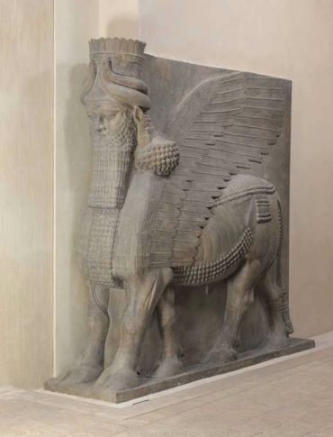 Touro Alado ou Lamassu - Guia do Louvre